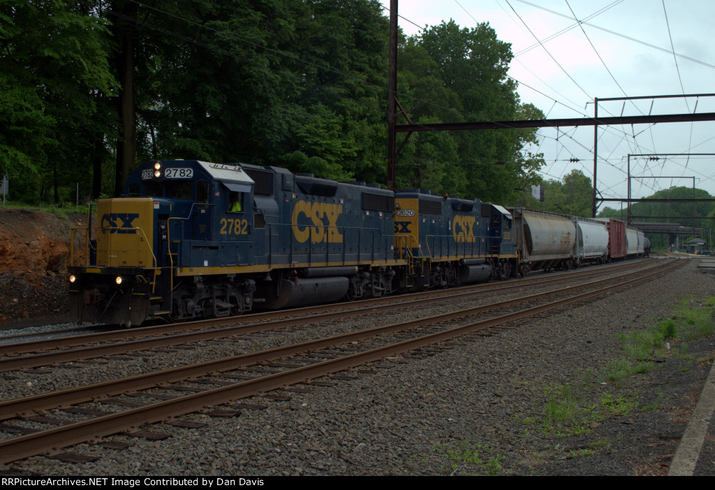 CSX GP38-2 2782 leads C770-20